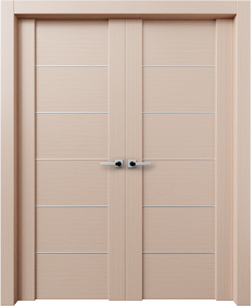 Double Swing Door Moderna Infinity - Bleached Oak: Premium Quality ...