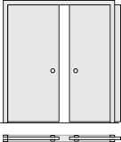 Pocket Door Shaker Style Craftsman 2 Panel - White: Premium Quality ...