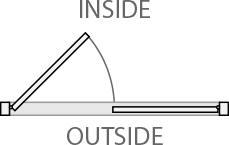 Double Swing Door Semplicita Elivia - Solid Core 1-3/4" - Primed ...