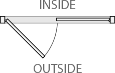 Double Swing Door Semplicita Elivia - Solid Core 1-3/4" - Primed ...