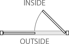 Double Swing Door Semplicita Elivia - Solid Core 1-3/4" - Primed ...