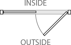 Double Swing Door Semplicita Elivia - Solid Core 1-3/4" - Primed ...